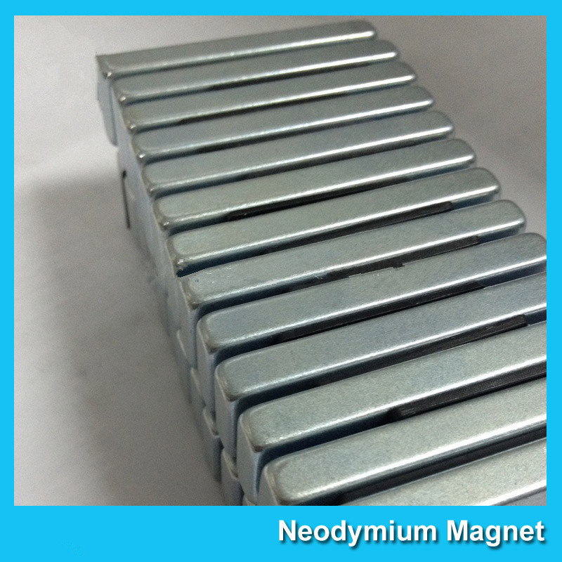 Strong Powerful Neodymium Bar Magnets N52 Grade Square High Coercivity
