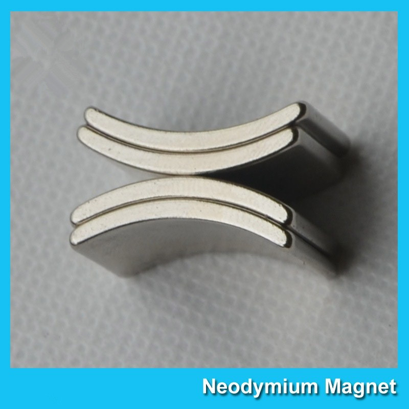 Neodymium Arc Segment Magnets / Curved Neodymium Magnets For Rotors