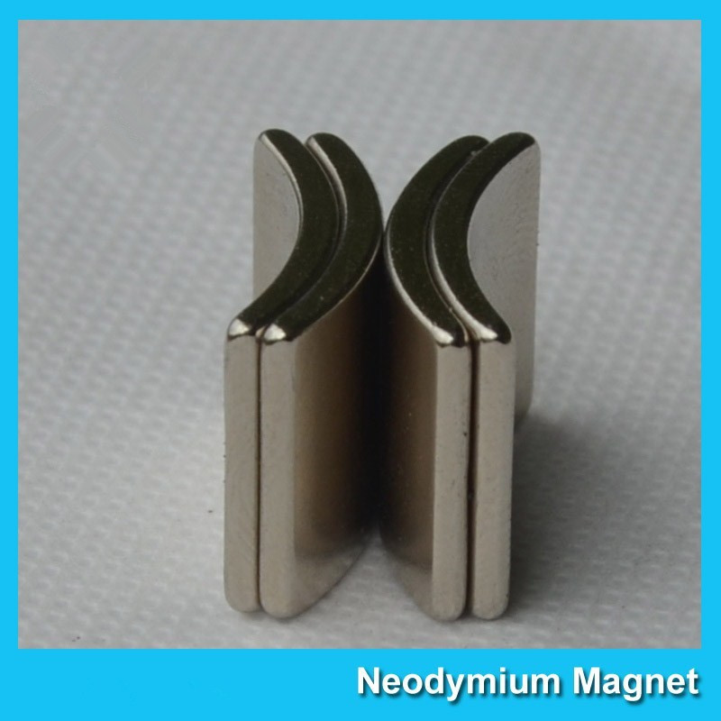 Neodymium Arc Segment Magnets / Curved Neodymium Magnets For Rotors