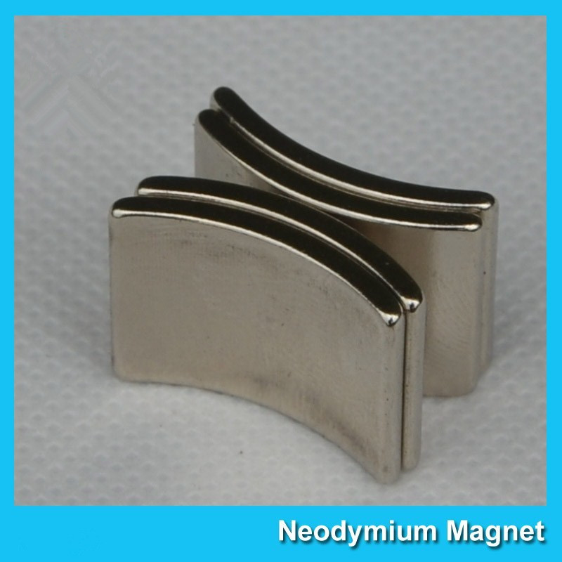 Neodymium Arc Segment Magnets / Curved Neodymium Magnets For Rotors